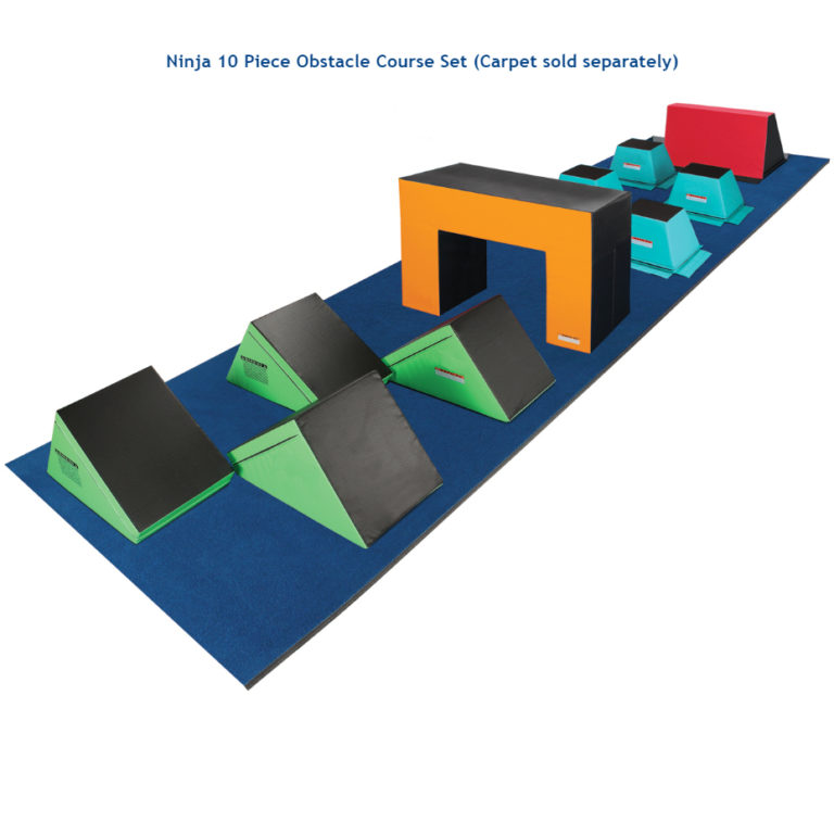 Ninja Challenge Course 10 Pc Obstacle Pkg (NO CARPET) - American ...