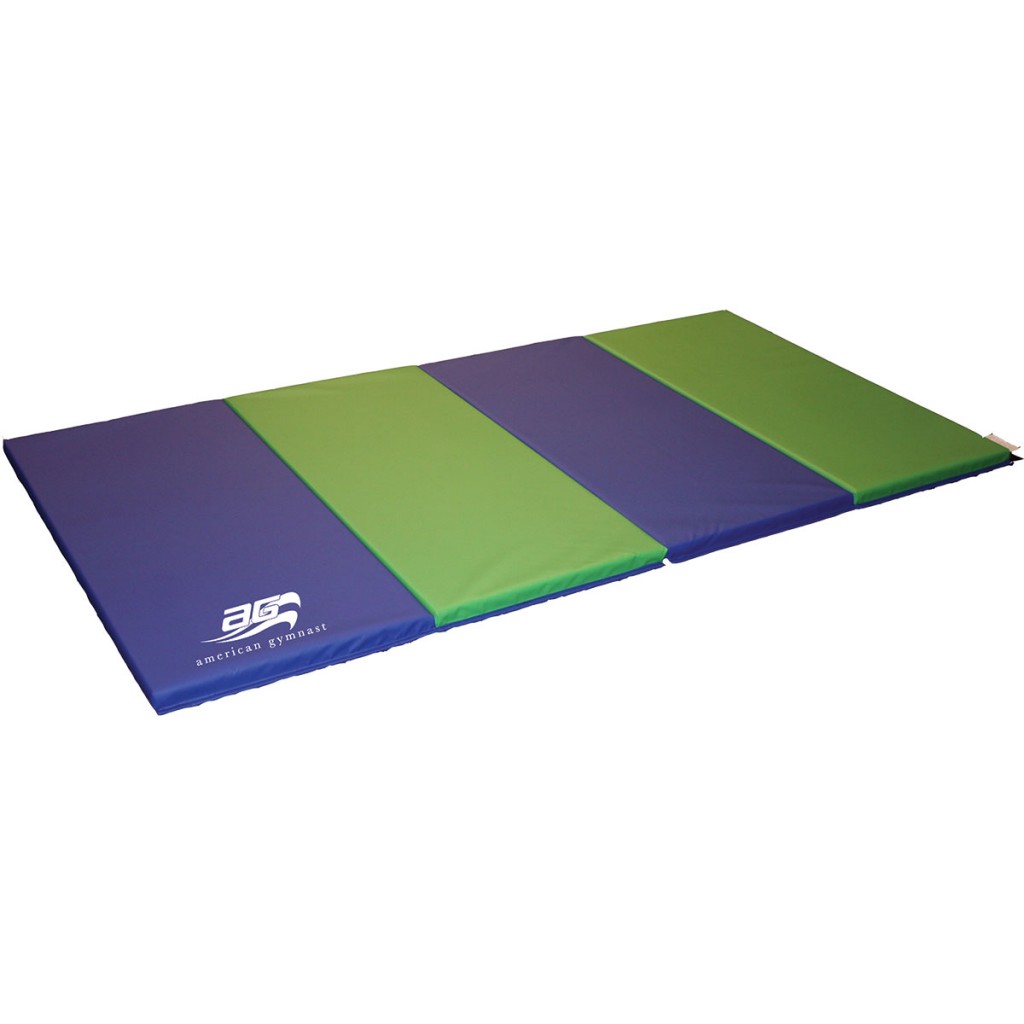 4' x 8’ x 1.5" Royal Blue Tumbling Mat - American Gymnast and Ninja