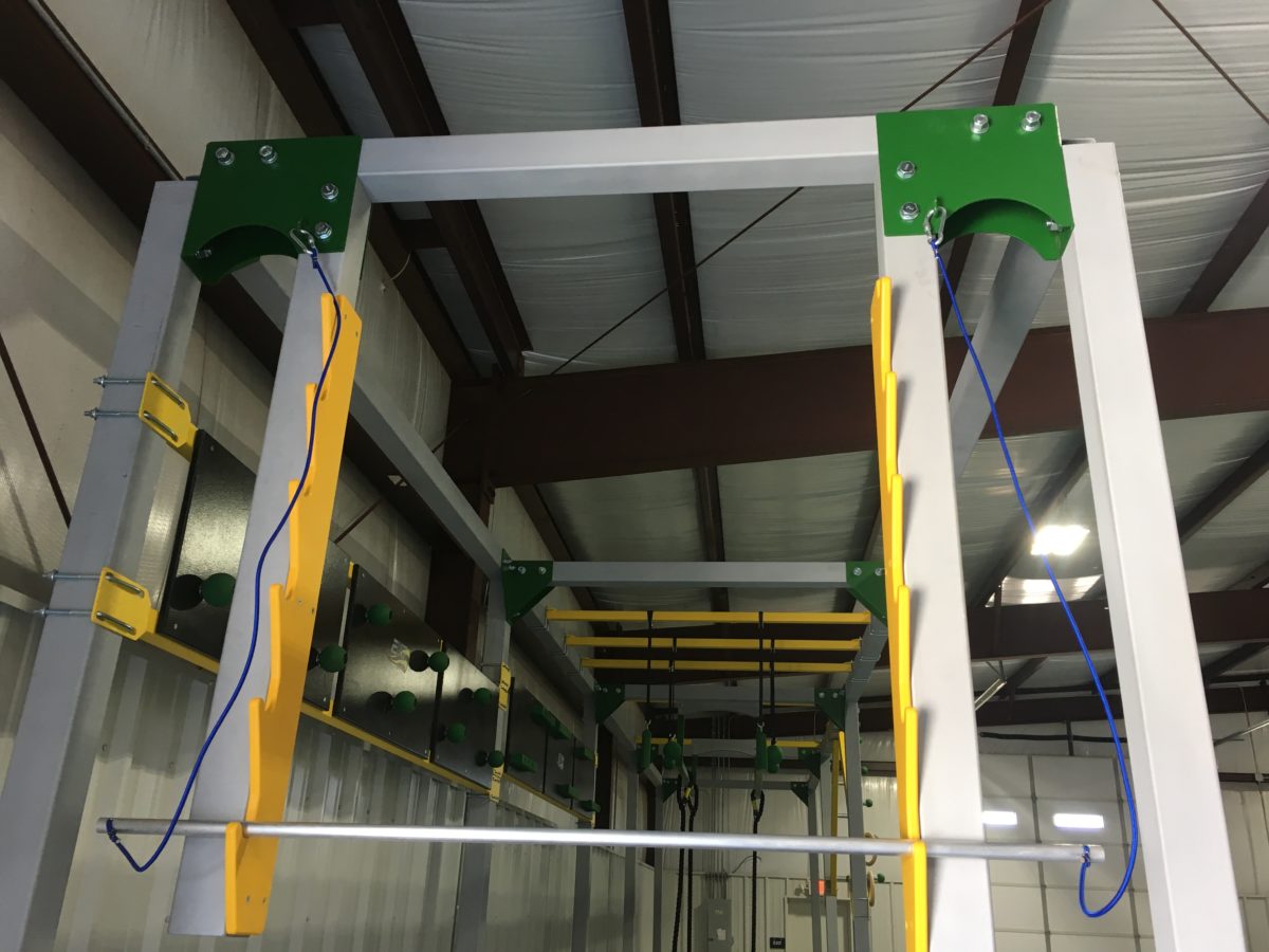 Floating Salmon Ladder | American Gymnast and Ninja