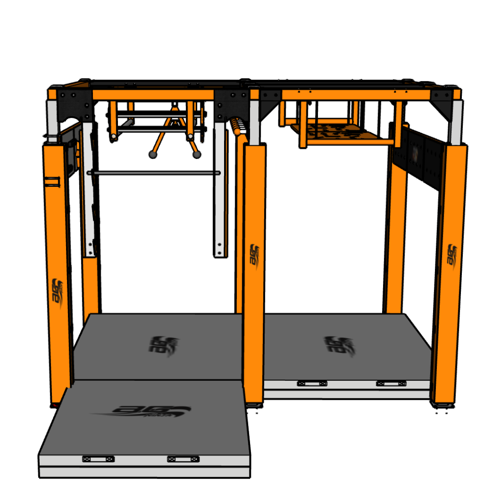 Grappler 12 x 20ft v.1 - American Gymnast and Ninja
