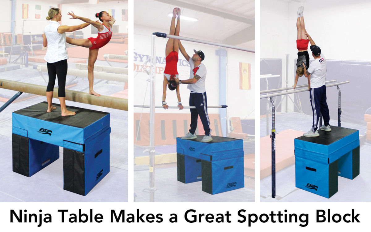 Ninja Table, 1 piece design - American Gymnast and Ninja