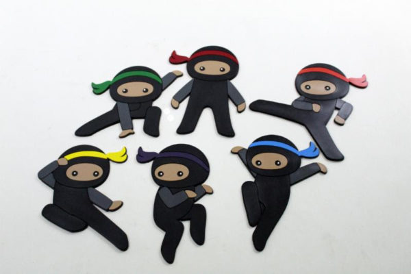 Ninja Warriors, Set of 6 - American Gymnast and Ninja