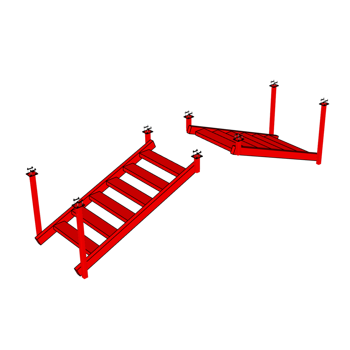 AG Ninja Banked Wall System - American Gymnast and Ninja